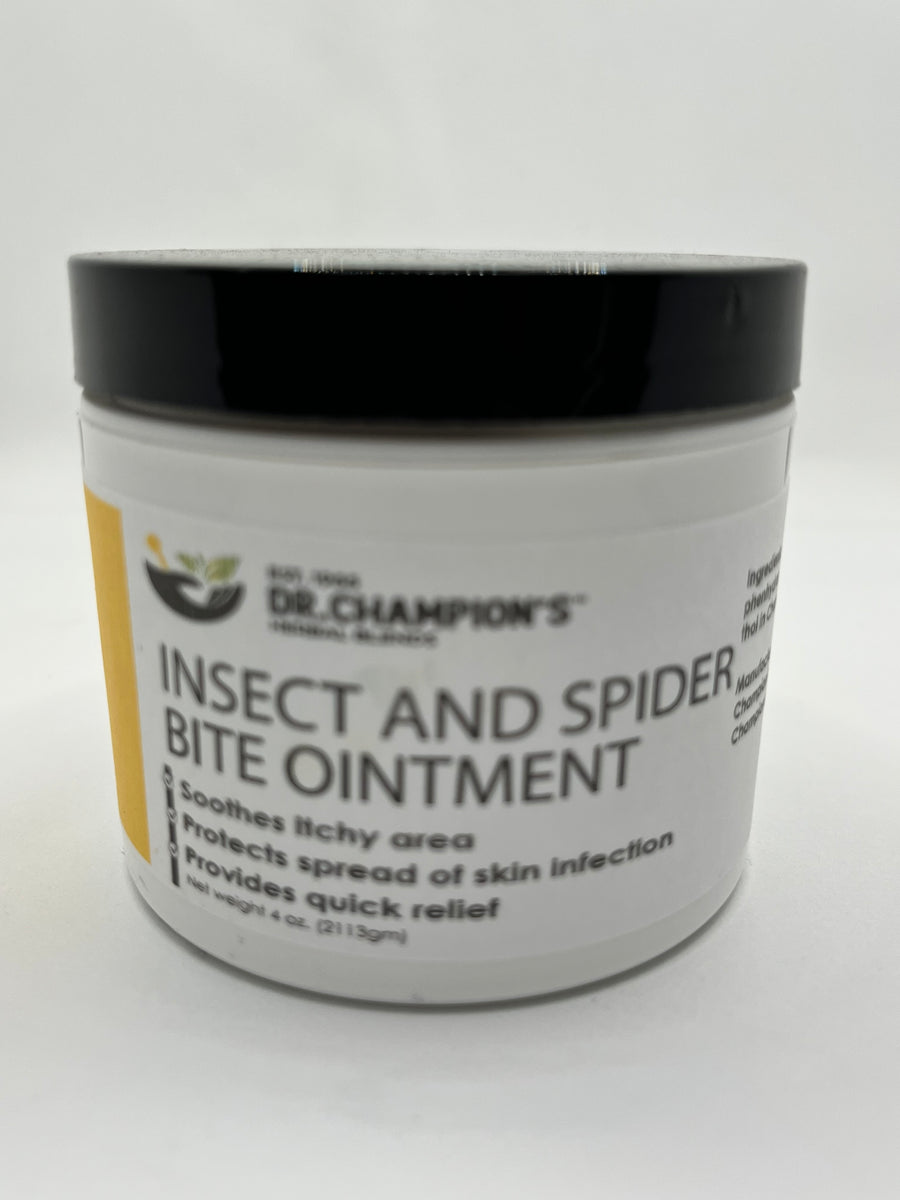 Champion’s Herbal Insect and Spider Bite Ointment 4 oz – Champion's ...