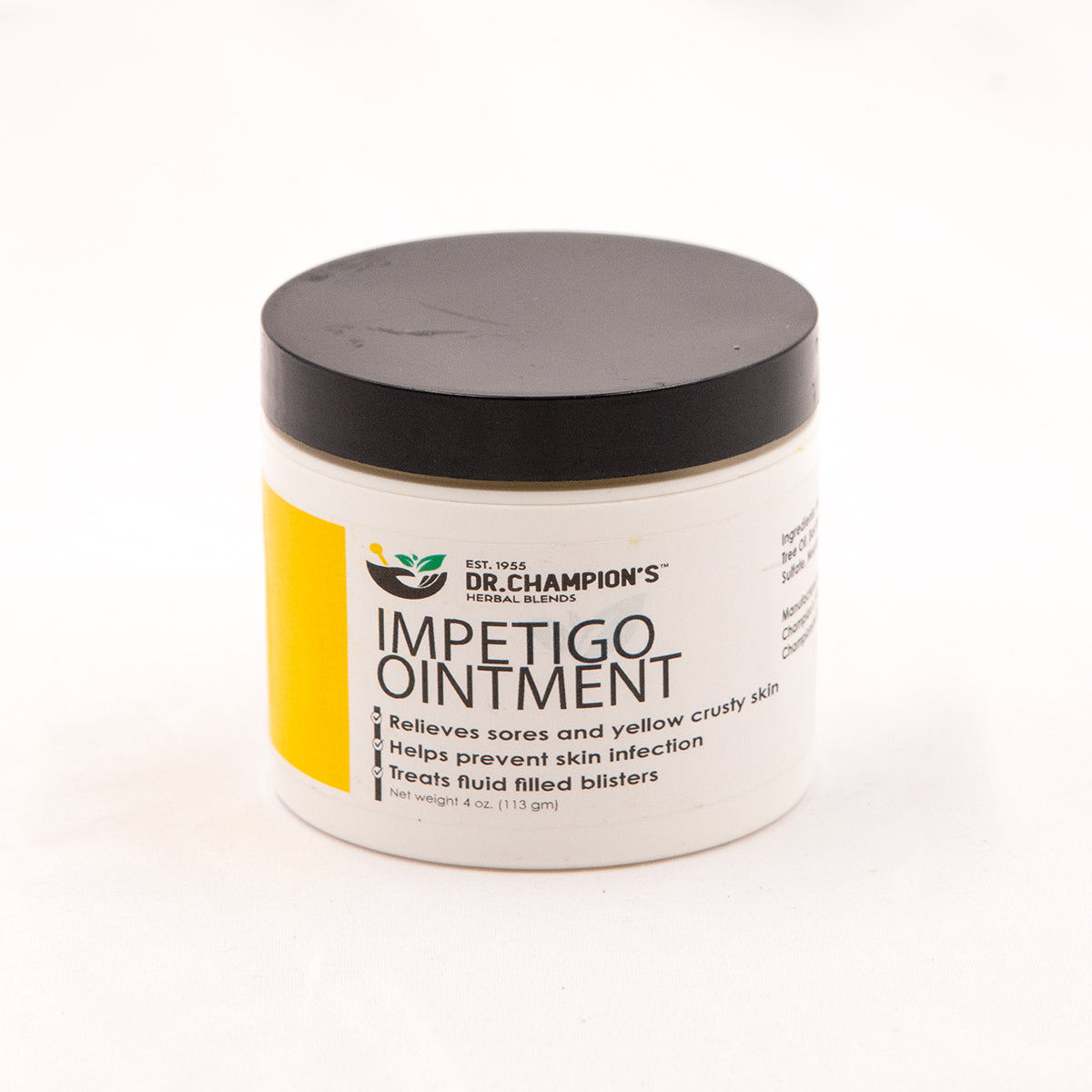 Champion’s Impetigo Ointment 4 oz. – Champion's Herb Store